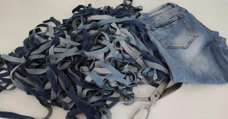 How to Make a Denim Rag Rug. Super Easy! – Cook It