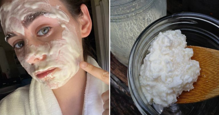 Easy DIY Kefir Face Mask With Starch. Only 3 Ingredients! – Cook It